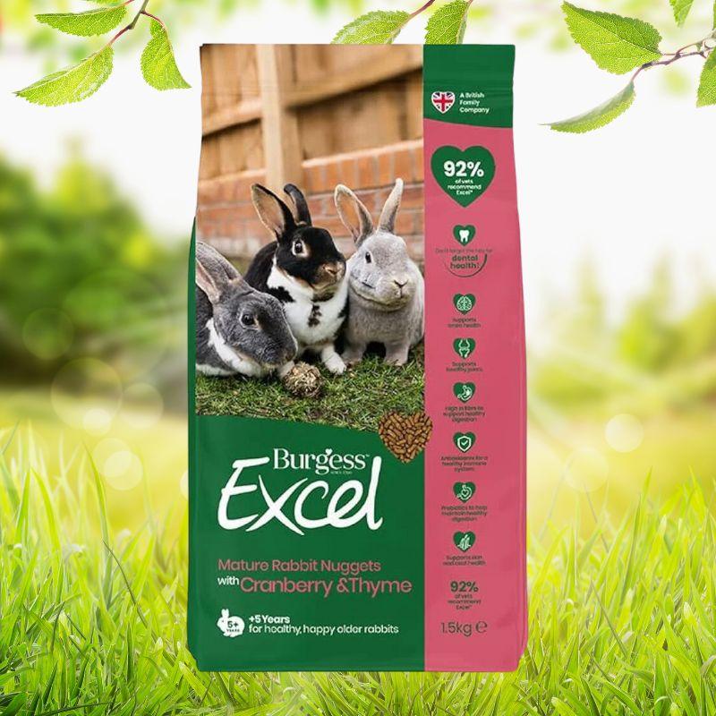 Burgess Excel Mature Rabbits 1.5kgs — PETTER